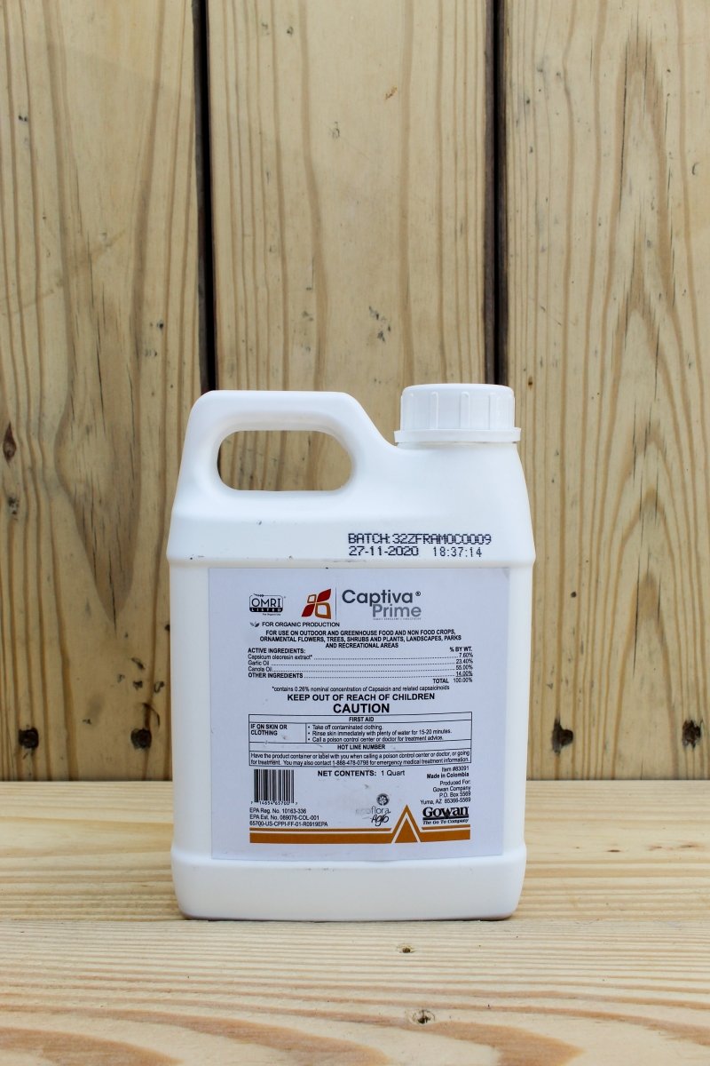 Captiva Prime Insect Repellent/Insecticide - 1 Quart — Seven Springs ...