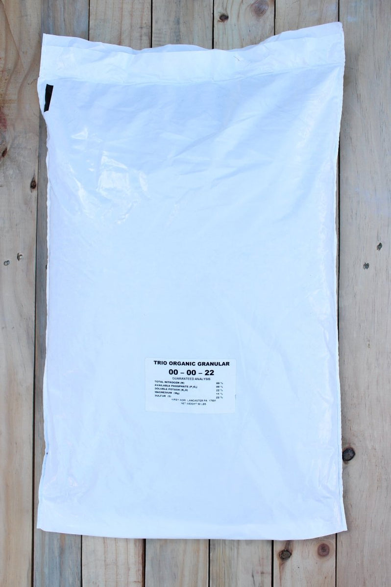 Kmag or SulPoMag Granular (0-0-22+22S+11Mg) - 50 lb Bag — Seven Springs ...