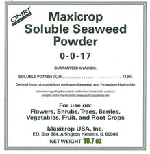 Maxicrop Soluble Seaweed Powder (0-0-17) - 10.7 oz — Seven Springs Farm ...