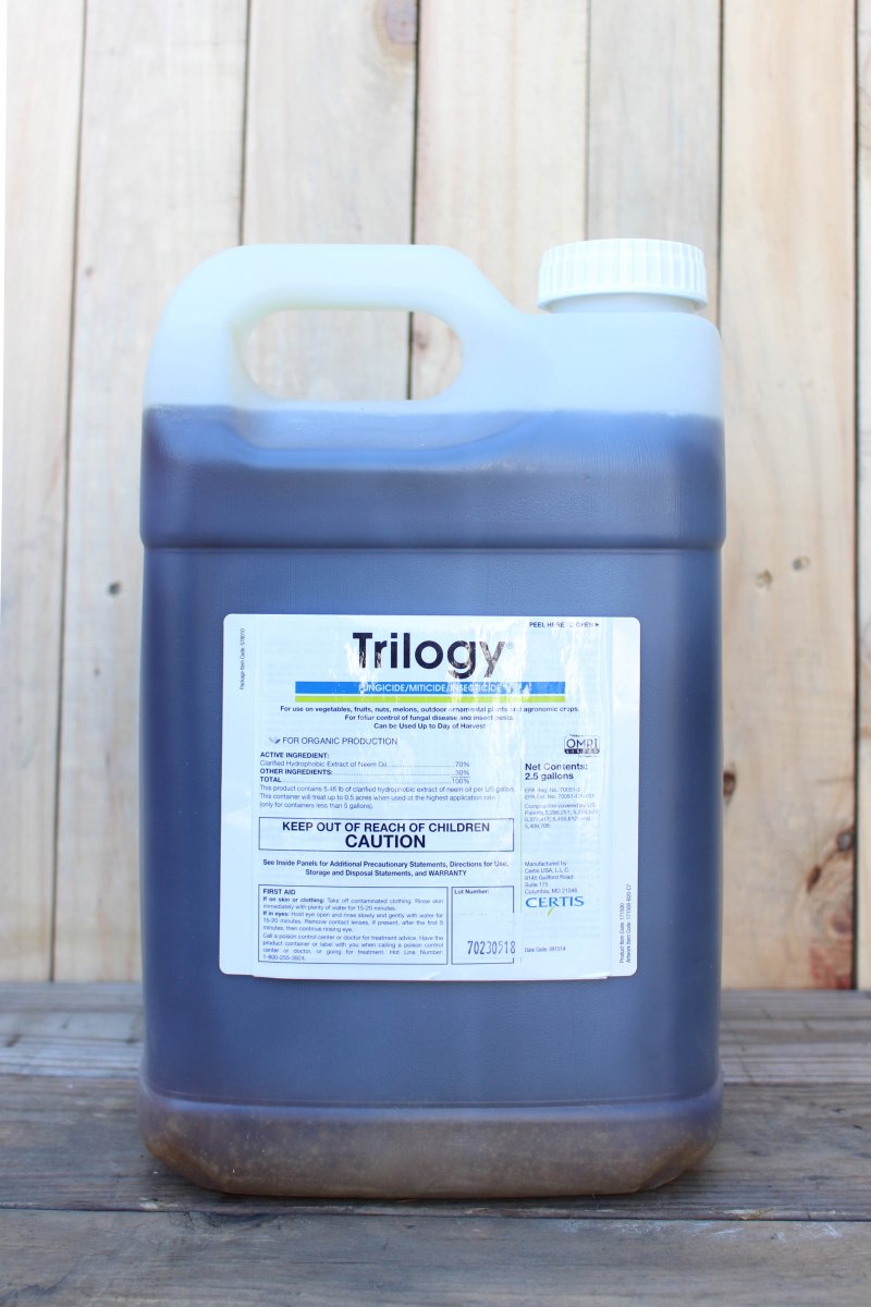 Trilogy Neem Oil Concentrate - 2.5 Gallon — Seven Springs Farm Supply