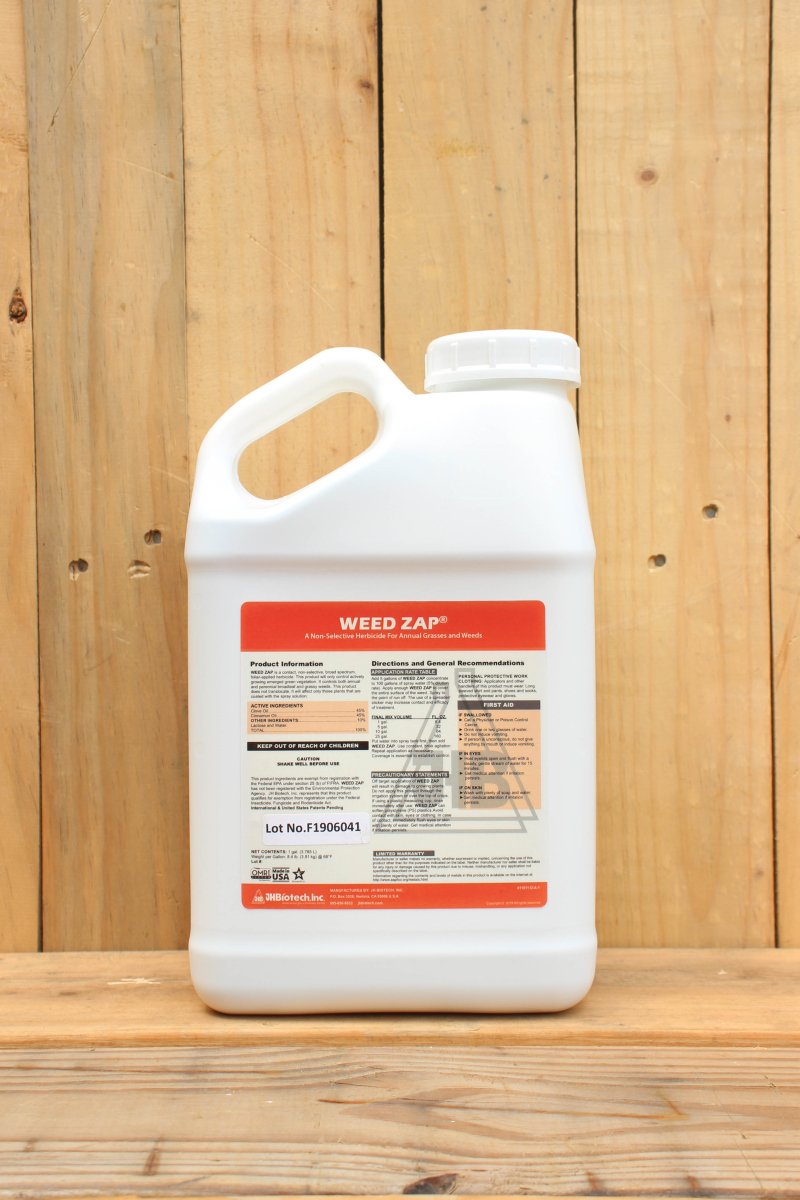 Weed Zap Non-Selective Natural Herbicide - 1 Gallon — Seven Springs ...